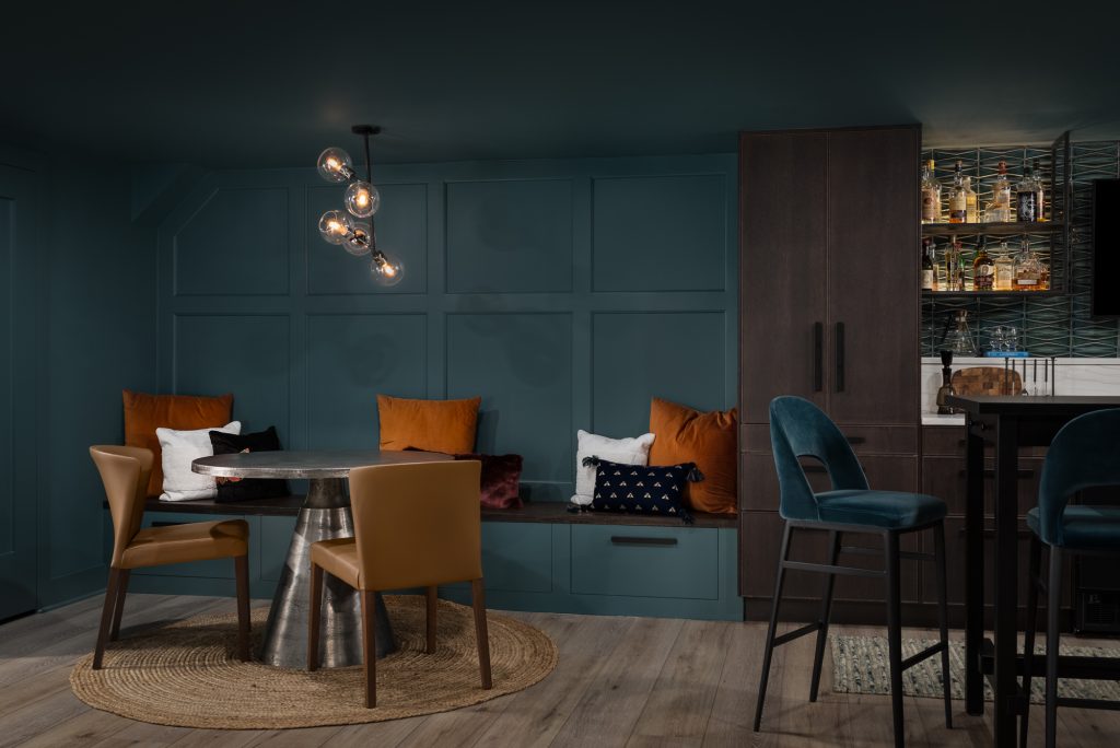 LC's Moody Basement and Kids' Space - Lauren Collander Interiors