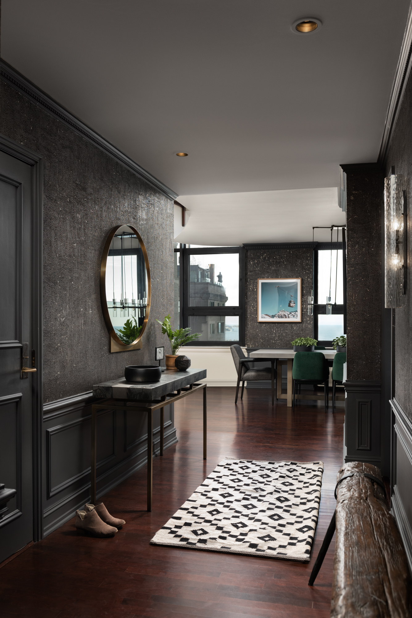Before & After: Chicago Bachelor Pad - Lauren Collander Interiors